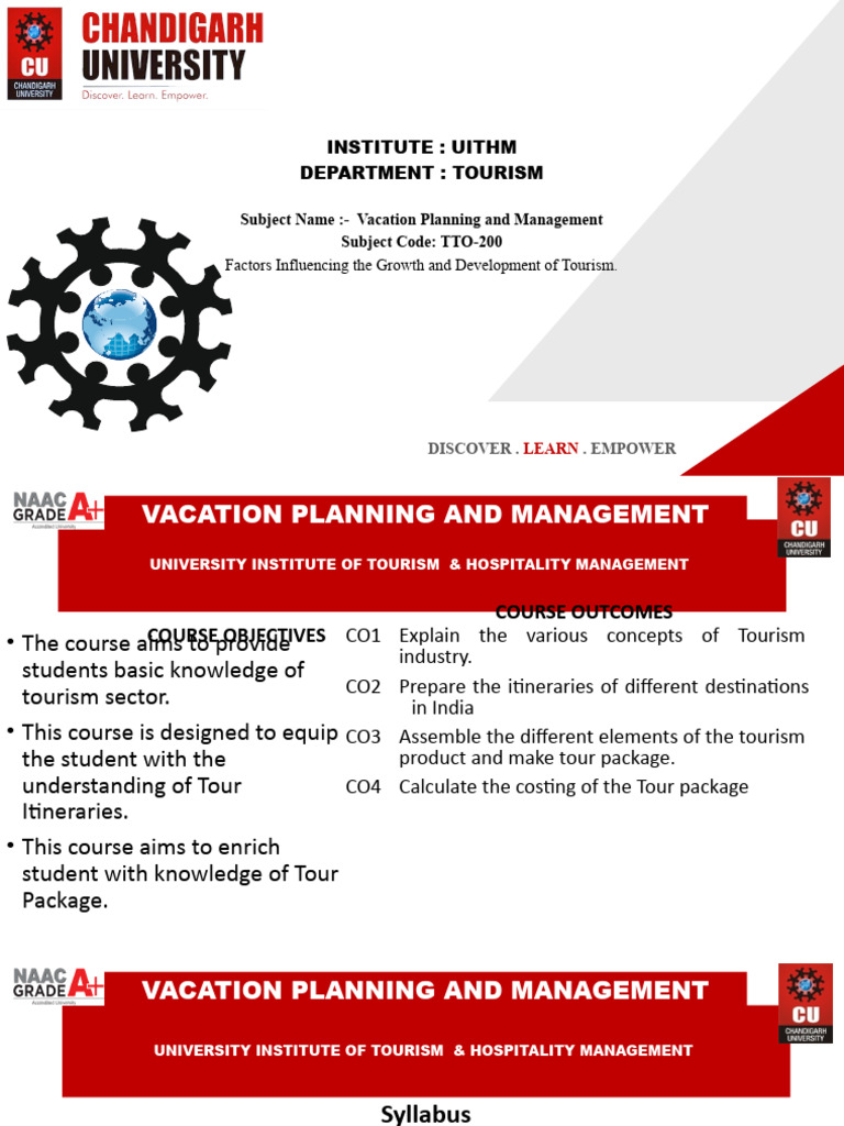 Role Of Tourism Infrastructure In Promoting Tourism At Destination