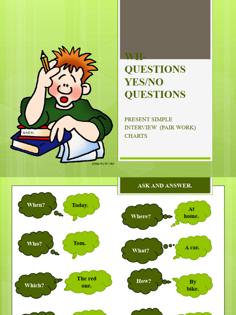 Whquestions and Yesno Questions PPT Fun Activities Games Grammar Drills ...