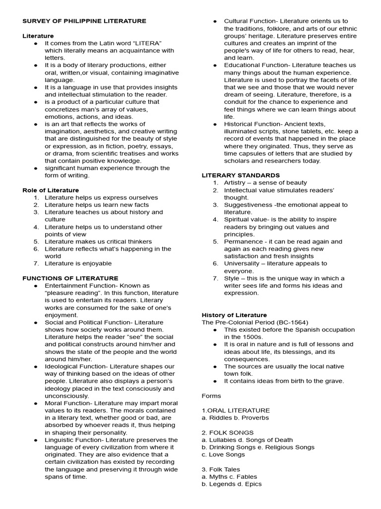 Phil Lit | PDF | Experience | Philippines