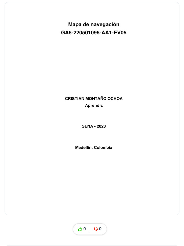 Mapa de Navegacion Ga5 220501095 Aa1 Ev05 - Compress | PDF