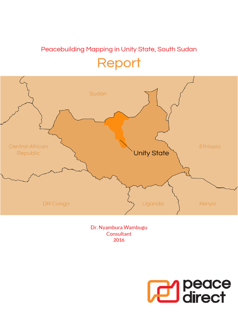 Peacebuilding Mapping in Unity State | PDF | Peacebuilding | South Sudan