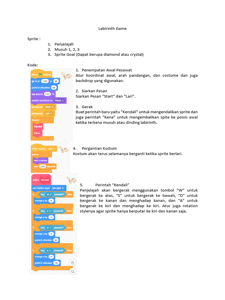Maze Game Scratch | PDF