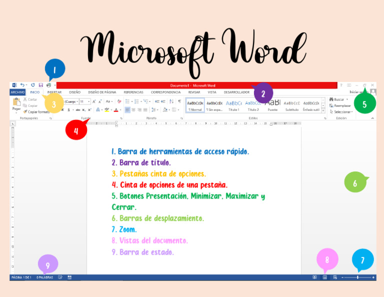 Elementos Clave de Microsoft Word | PDF | Arte | Informática