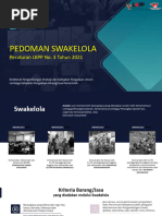 Aturan Swakelola (Perlem LKPP No. 3 TH 2021, Modul LKPP Swakelola, SOP KemenPUPR) - 1 | PDF