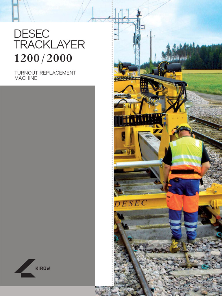 Tracklayer EN | PDF | Rail Transport | Transport