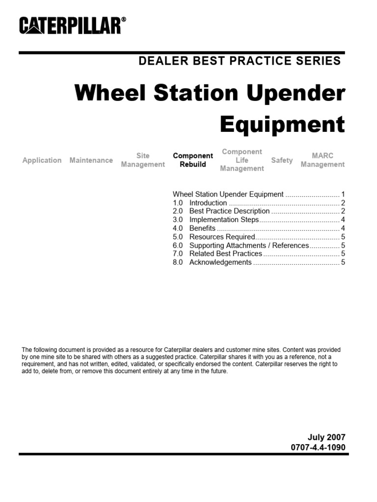 Wheel Station Upender Equipment | PDF | Crane (Machine) | Mining
