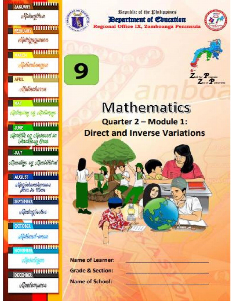MATH 9 Quarter 2 Wk1 | PDF | Speed | Mathematical Concepts
