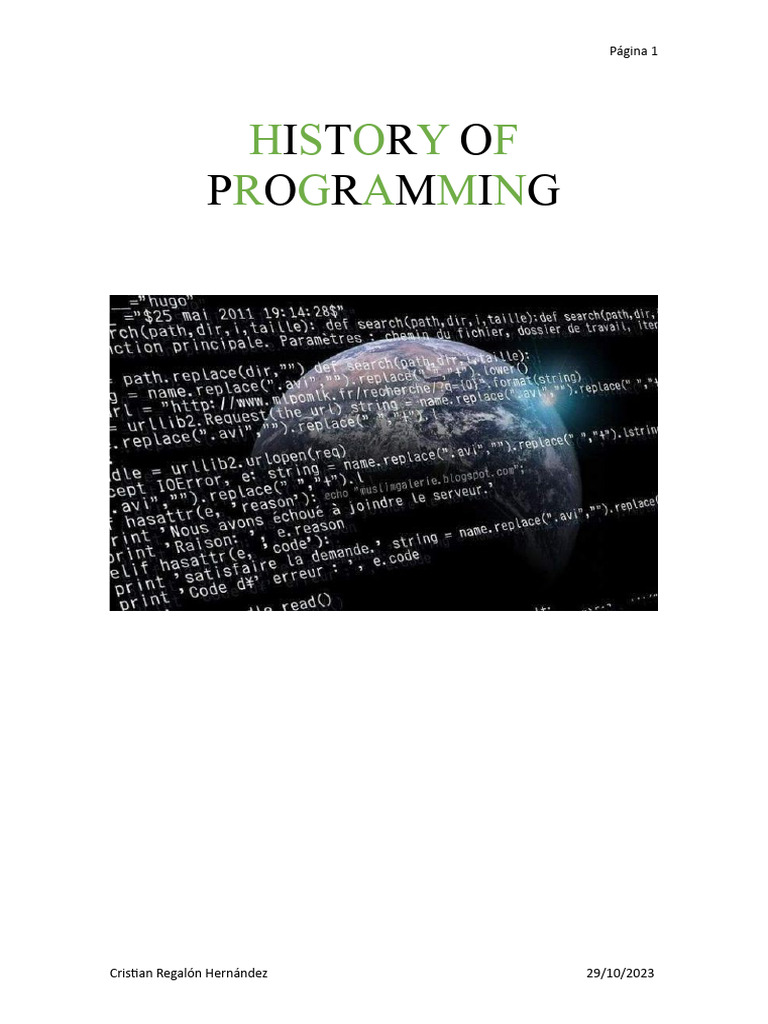 Trabajo Programación Cristian Regalón | PDF | Computer Programming | Java (Programming Language)