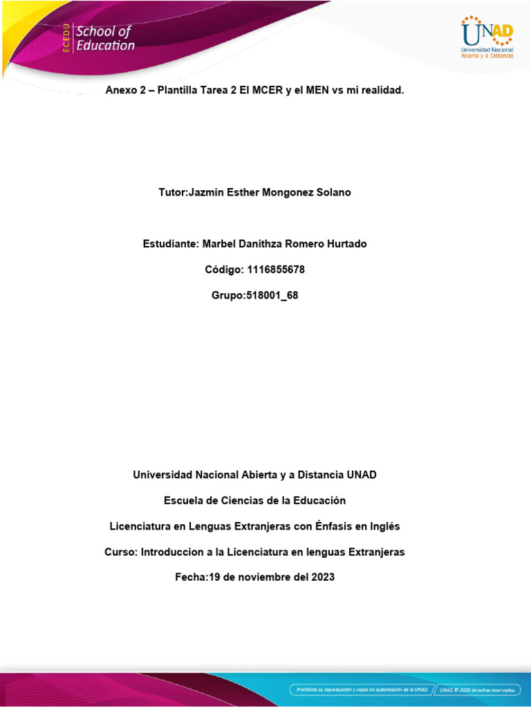 MCER y MEN en la Formación Lingüística | PDF