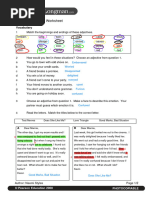 Emotive Language Worksheet Completed | PDF