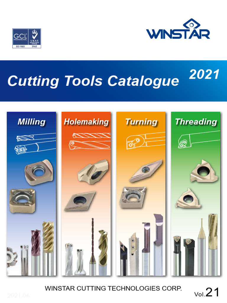 Winstar Cutting Tools Catalogue 2021 | PDF | Procedural Knowledge ...