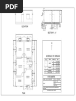 Load Bearing Structure Plan, Elevation, Section | PDF