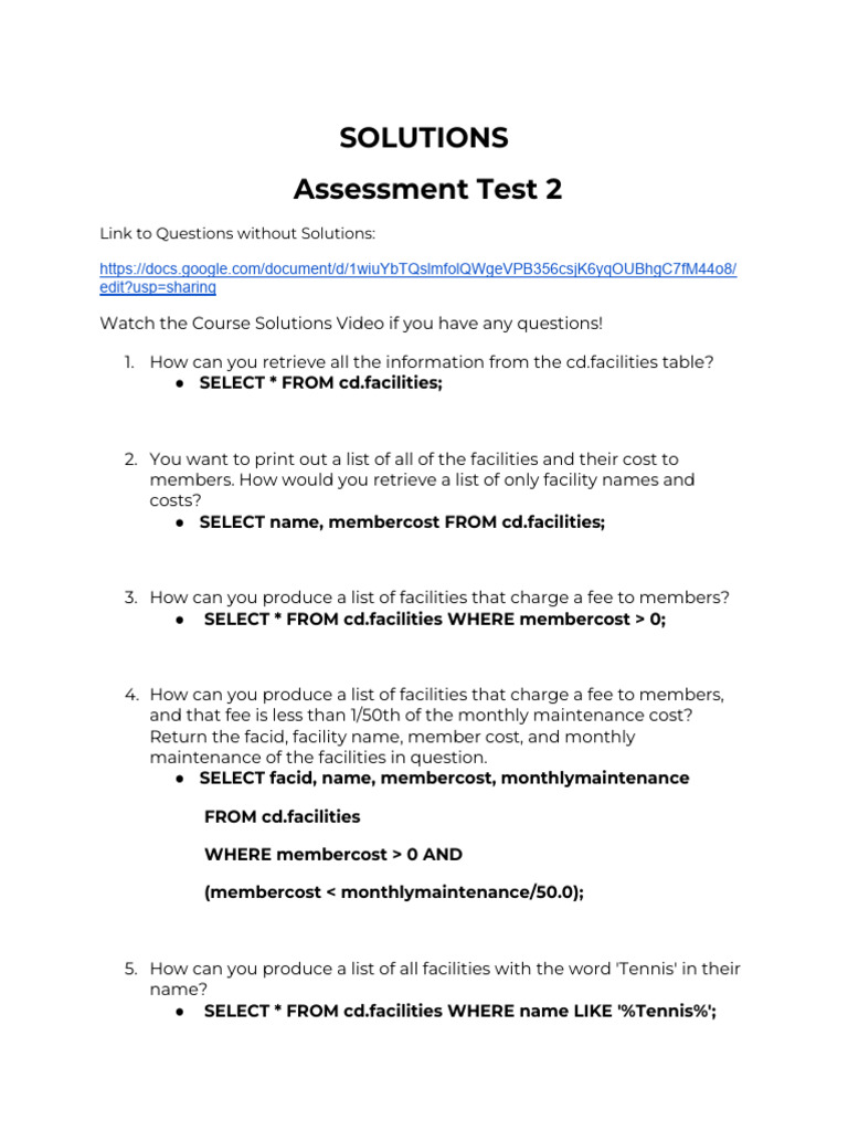 Wfh Assessment Solutions Overview Pdf