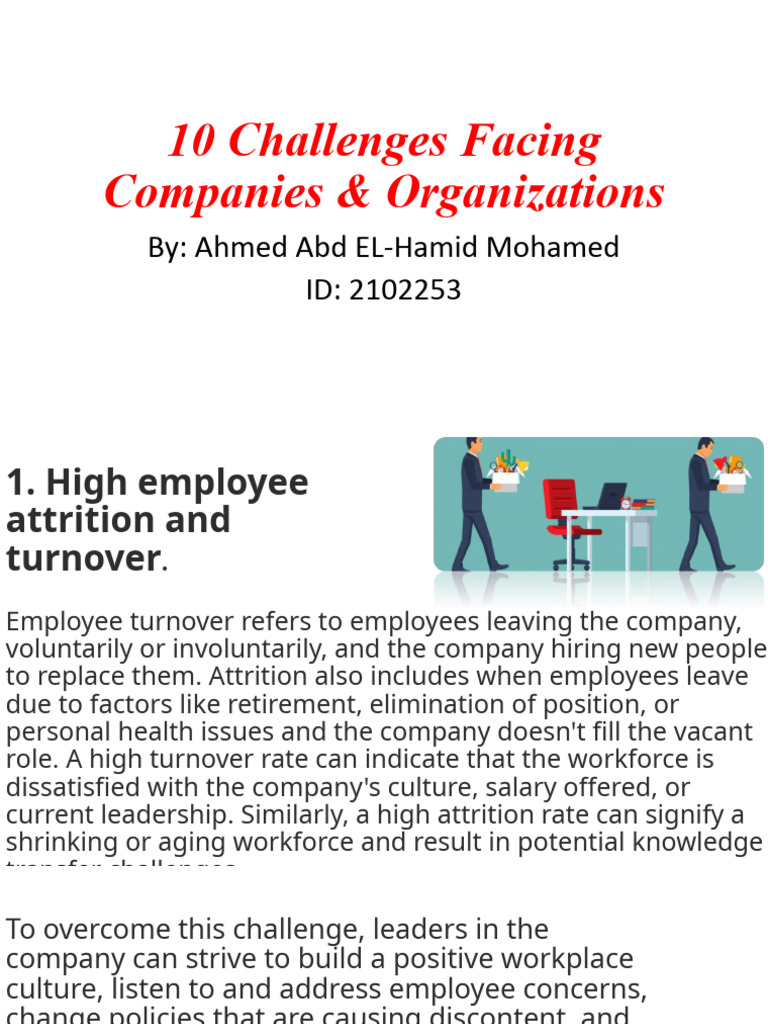 10 Challenges Facing Companies Organizations Pdf Organizational