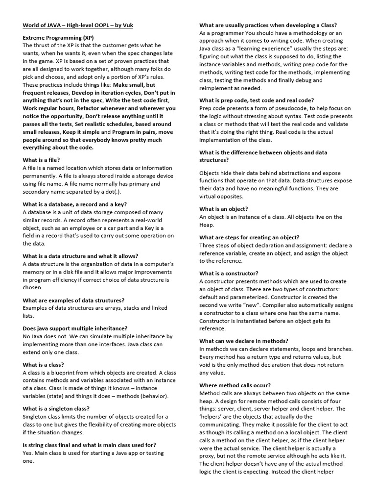 World Of Java Pdf Class Computer Programming Method Computer Programming