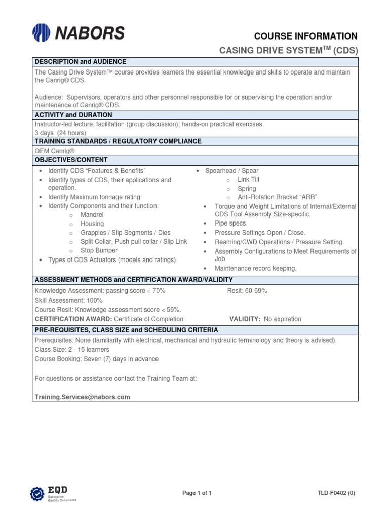 Casing Drive System | PDF