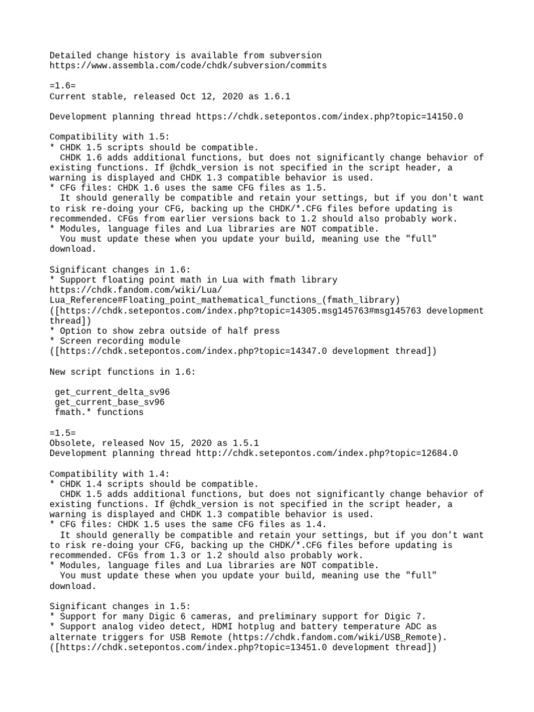 CHDK Canon | PDF | Command Line Interface | Computer Engineering