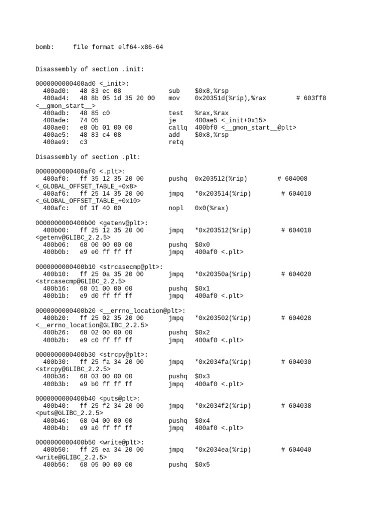 Bomblab Tutorial Link | PDF | Chess Theory | Chess