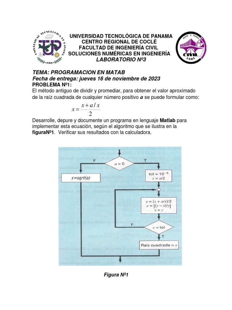 LABORATORIO #3-Matlab | PDF | Informática teórica | Análisis matemático