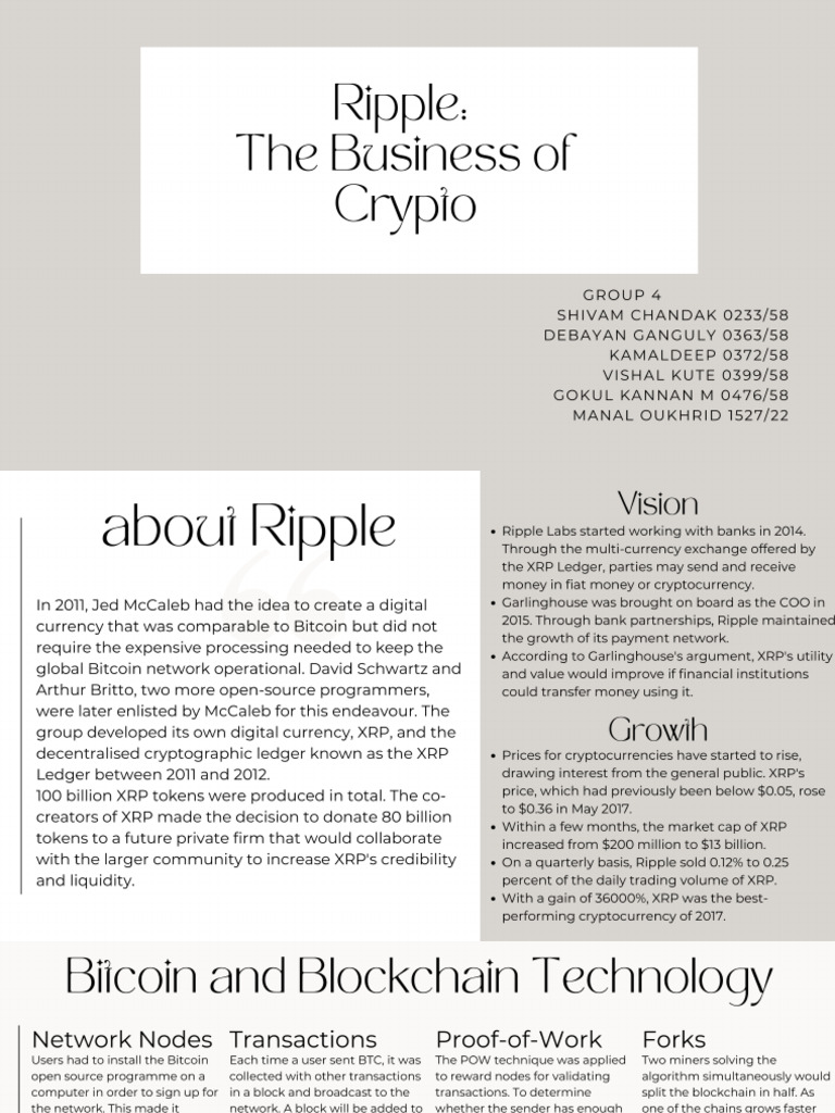 Ripple Group 4 | PDF