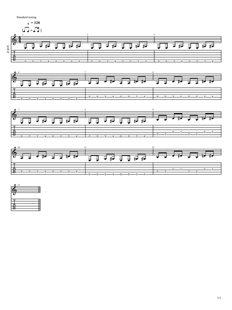 Standard Tuning | PDF