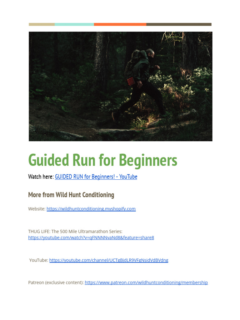 Guided Run | PDF
