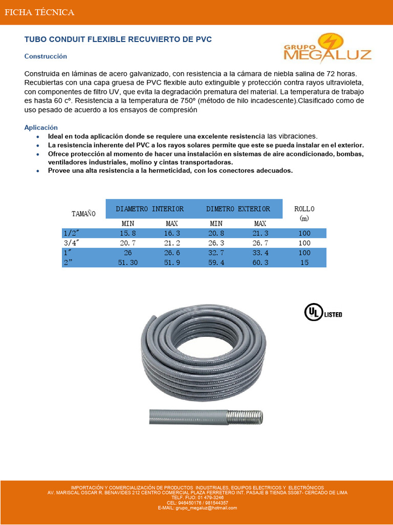 Ficha Técnica Flexible Pesado | PDF