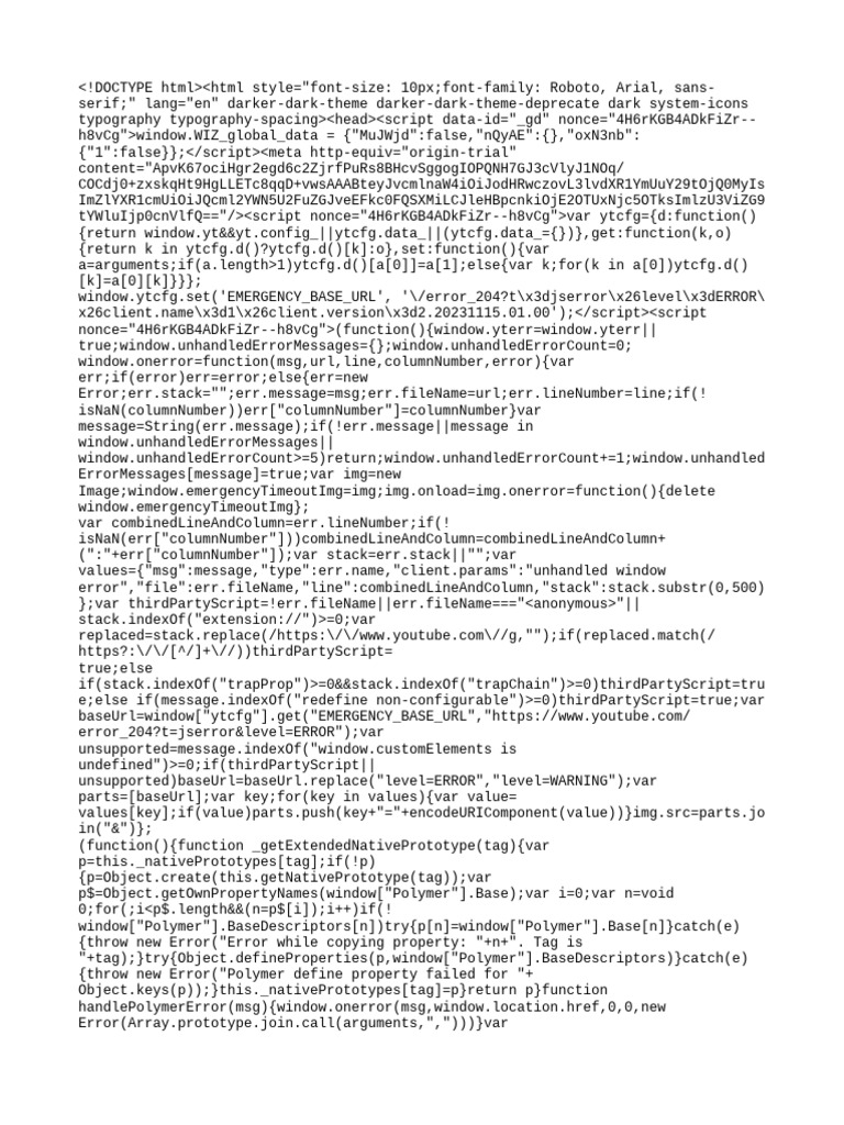 YouTube Error Handling Guide | PDF