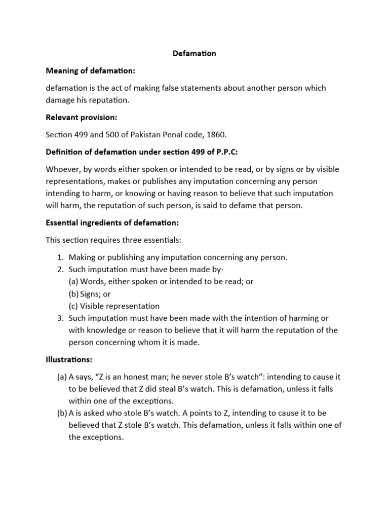 Defamation | PDF | Defamation | Political Law