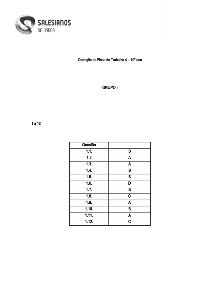 Correção Da Ficha De Trabalho 4 Pdf Livre Arbítrio Ação Filosofia