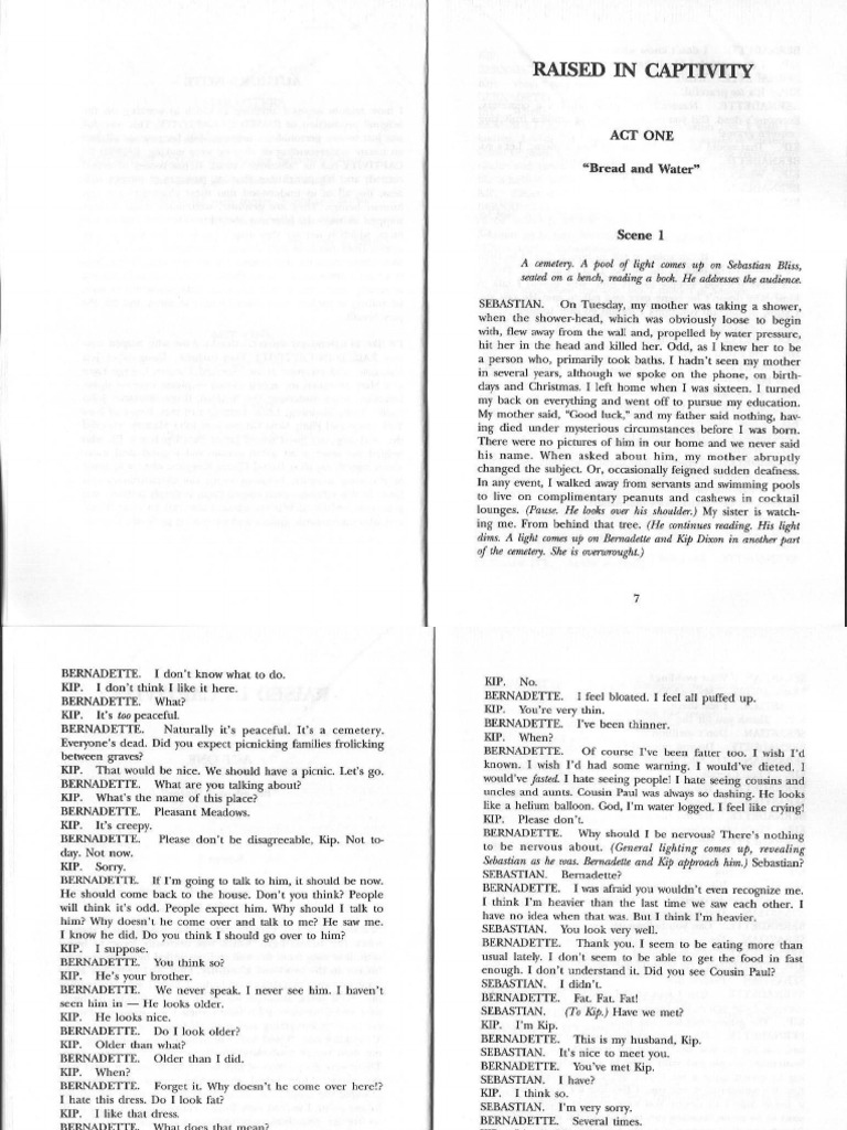 Raised in Captivity Entire Script | PDF Raised in Captivity Entire Script | PDF