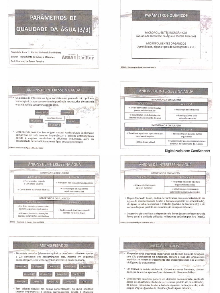 Tratamento - Aula 6 | PDF