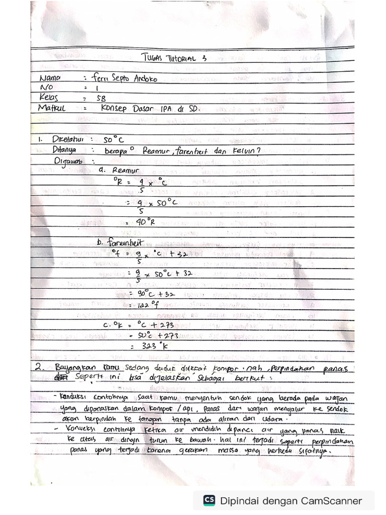 TT 3 Ferri Septo Andoko Konsep Dasar Ipa | PDF