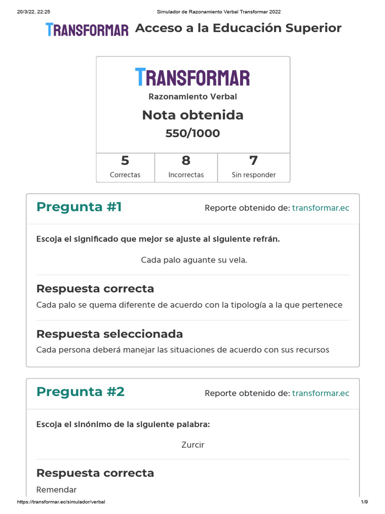 Simulador 3 Lenguaje | PDF