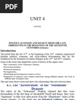 History Grade 11 Unit 7 | PDF | Horn Of Africa | Ethiopia