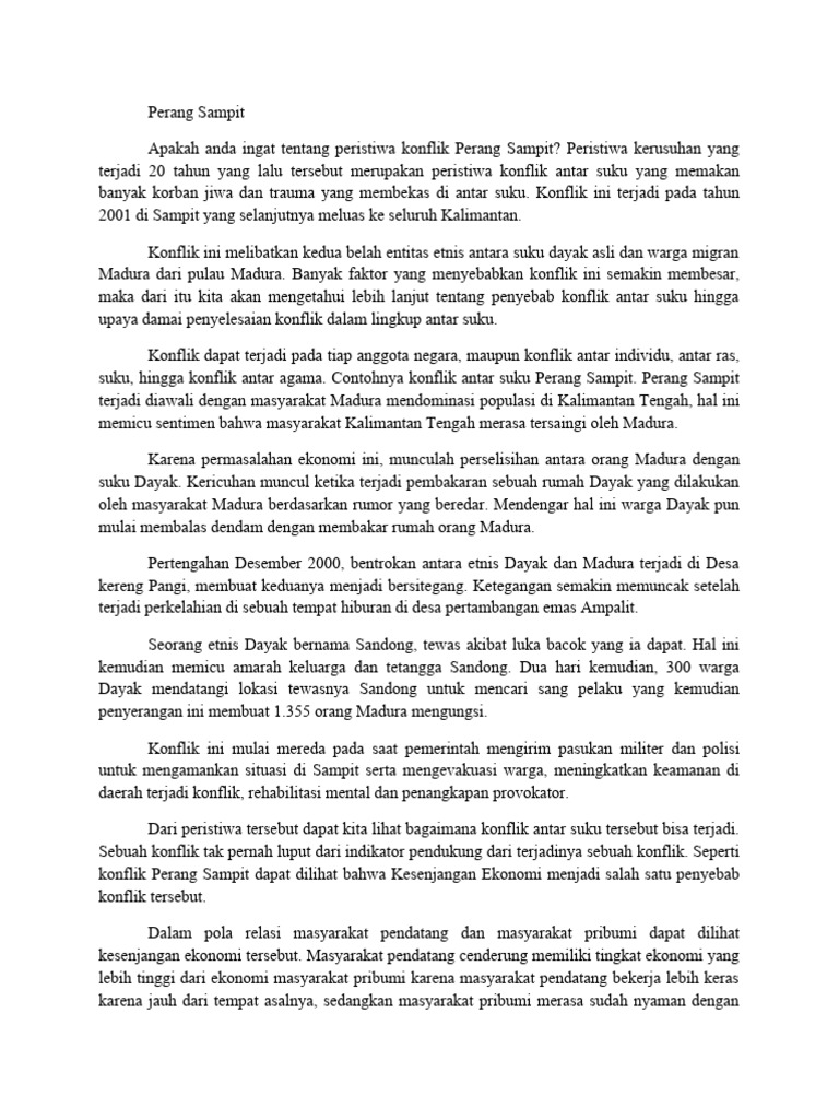 Perang Sampit Pdf 