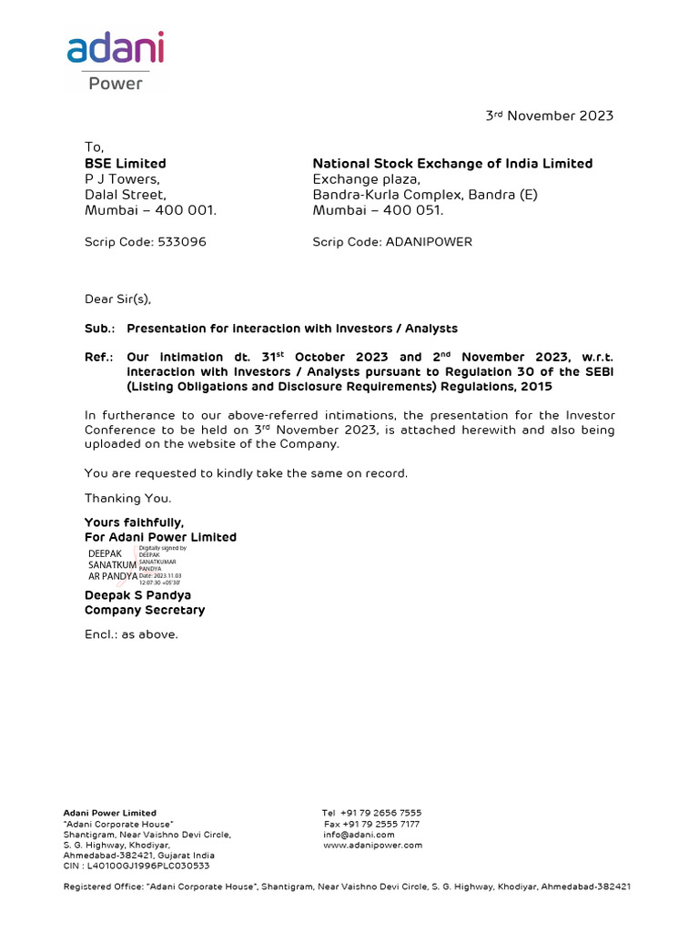 Adani PPT | PDF | Securities (Finance) | Business