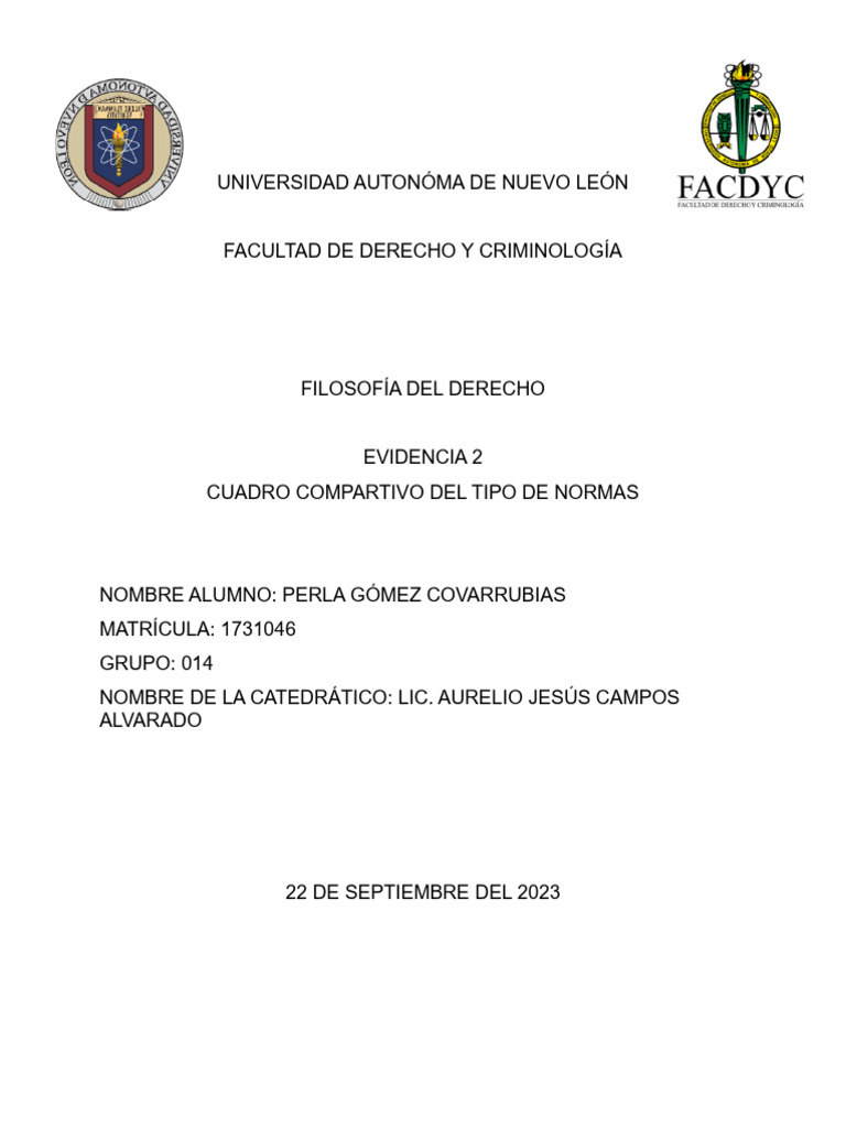 Evidencia 2 Cuadro Comparativo Filo | PDF | Hijab