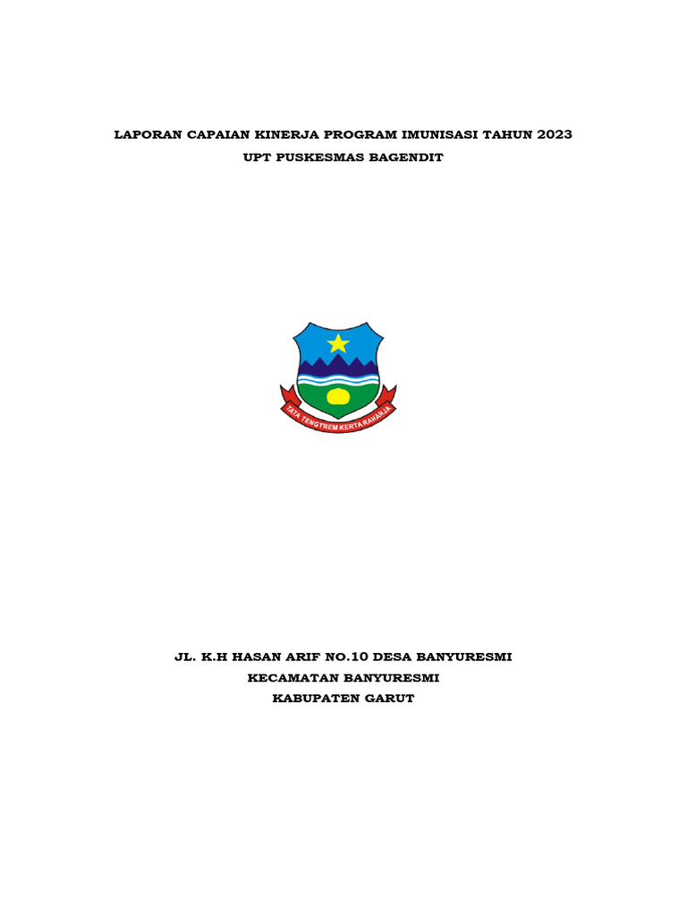 Capaian Kinerja Imunisasi 2023 Garut | PDF