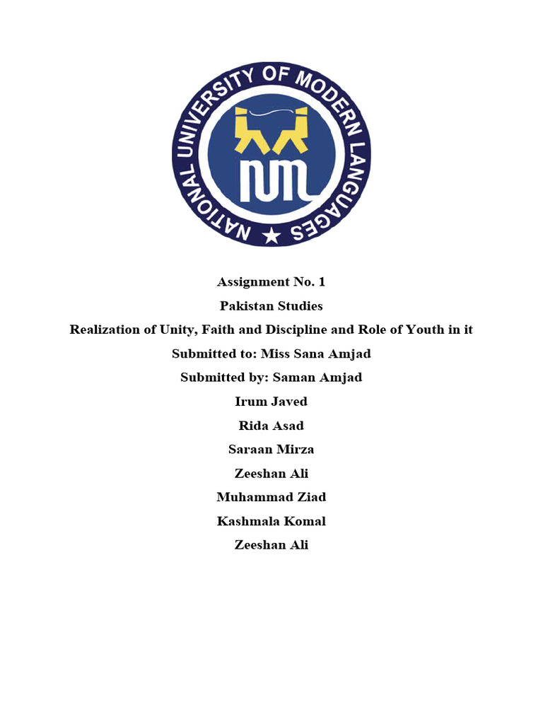 Pakistan Studies Assignment | Download Free PDF | Pakistan | Interfaith Dialogue
