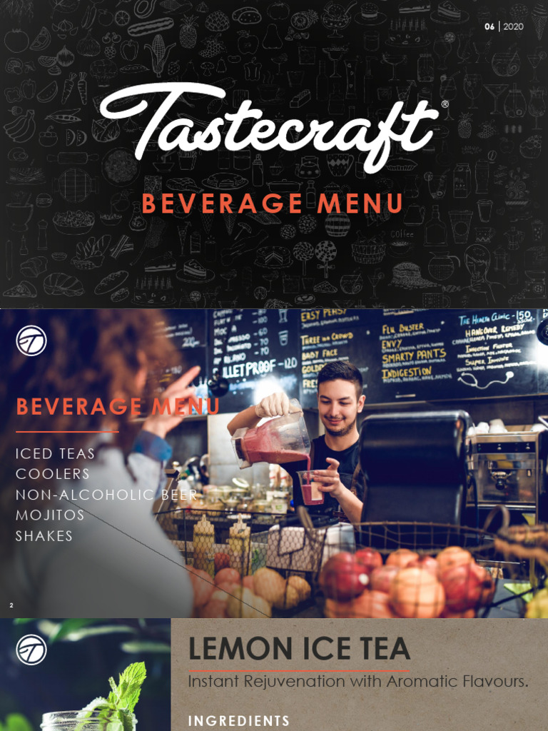 Beverage Menu | PDF | Cheesecake | Drink