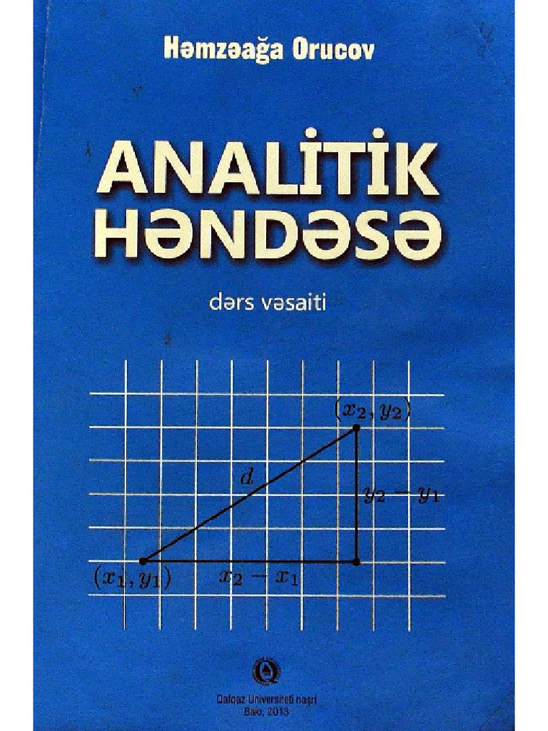 Hemzaga Orucov Analitik Hendese | PDF