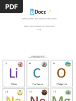 Memorama Elementos | PDF