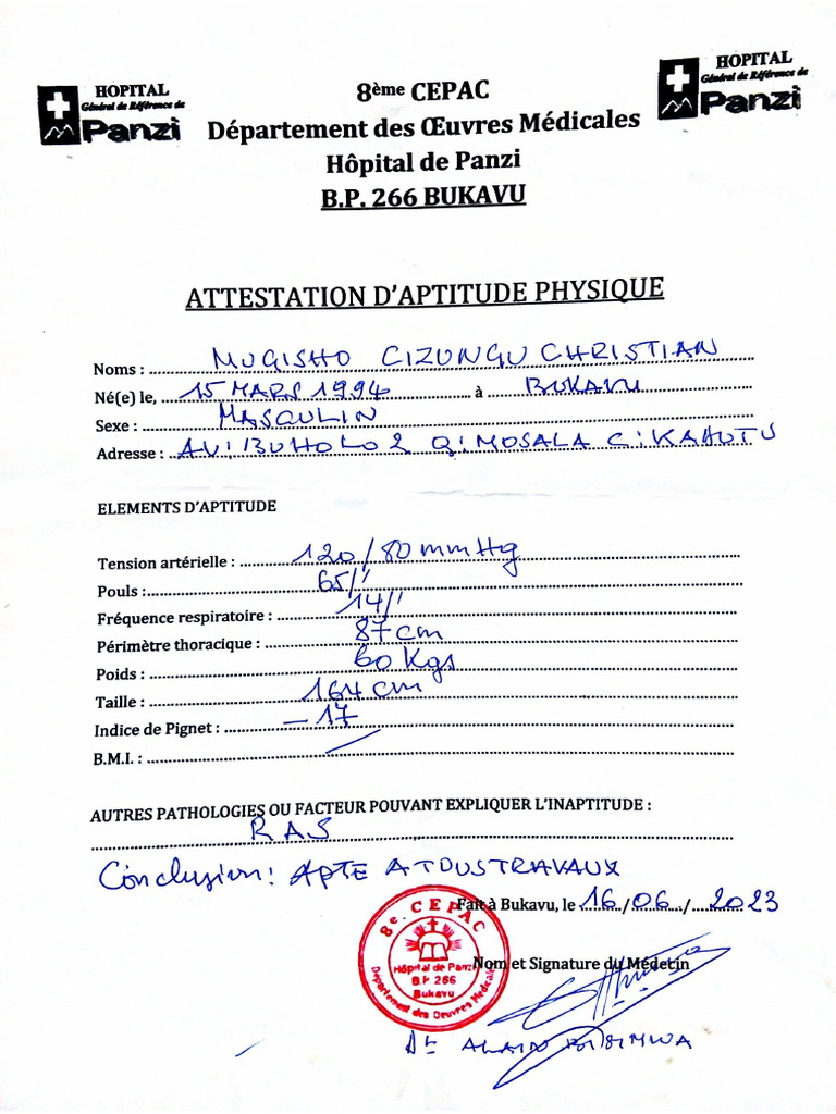 Aptitude Physique | PDF