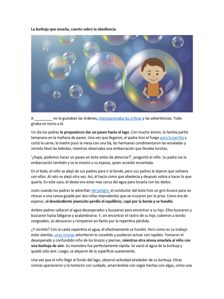 La burbuja que enseña | PDF