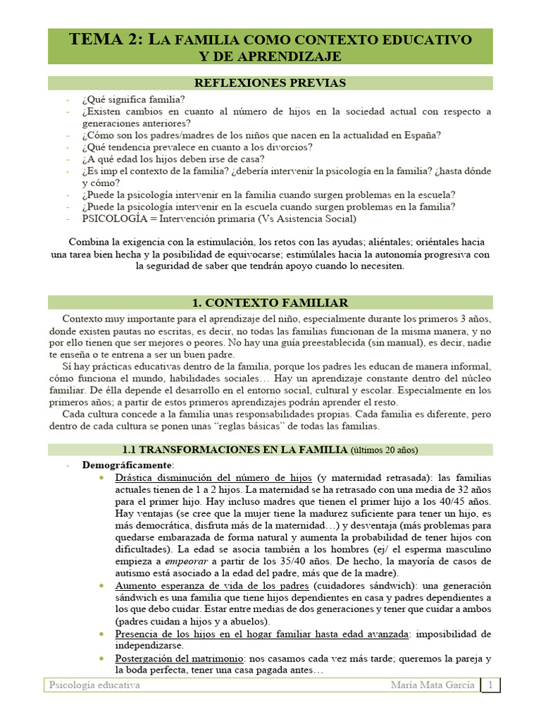 Wuolah Free Tema 2. La Familia Gulag Free | PDF | Familia | Adultos