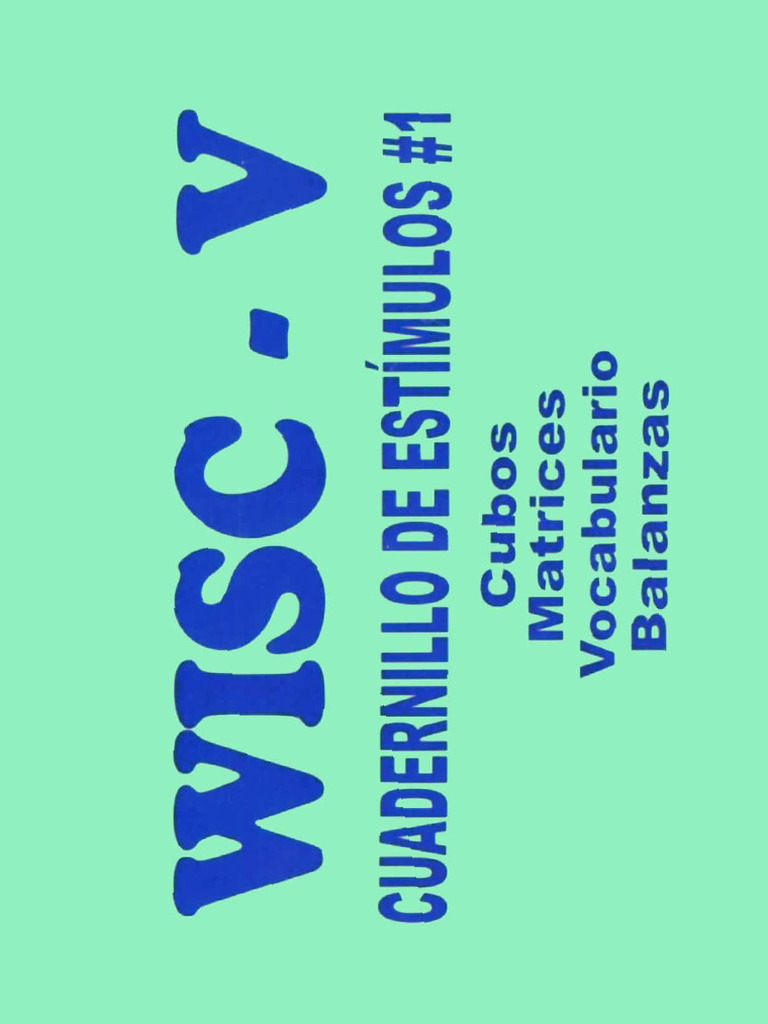 Informe WISC-V | PDF
