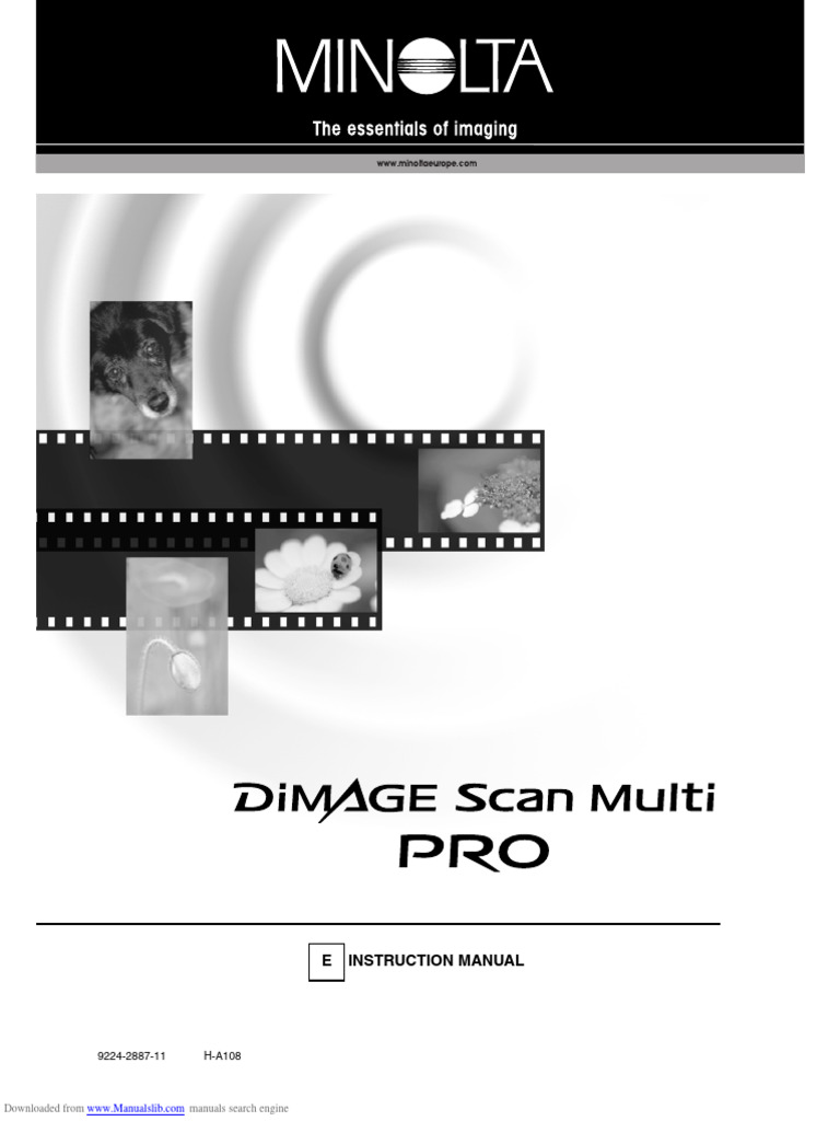 Dimage Dimage Scan Multi Pro | PDF | Image Scanner | Microsoft Windows