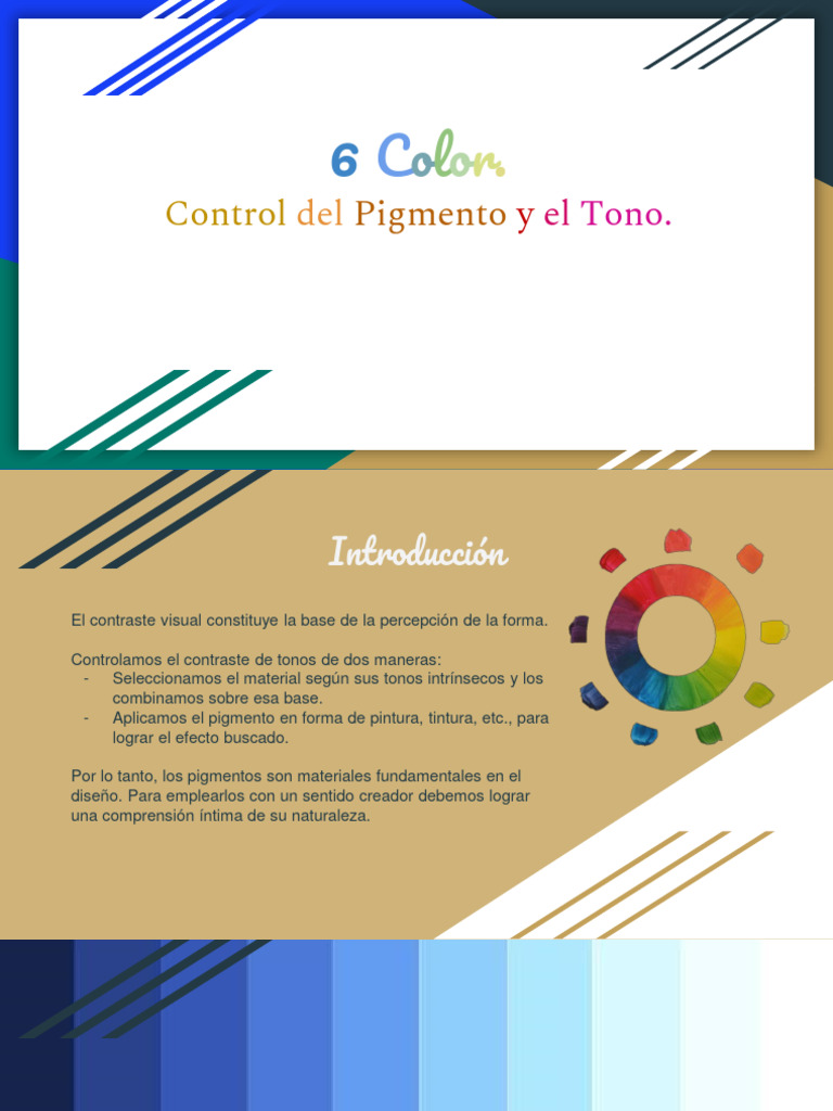 Control del Pigmento y Tono. | PDF | Color | Matiz