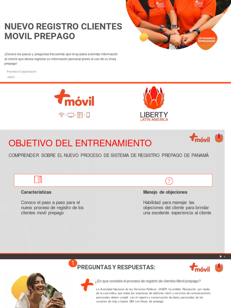 Proceso De Registro Clientes Prepago Movil Pdf Telefonía Móvil
